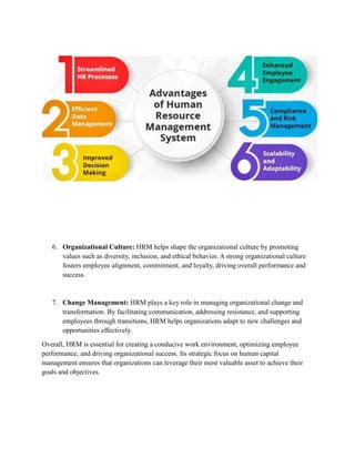 Human resource management project in detail | DOCX