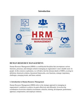 Human resource management project in detail | DOCX