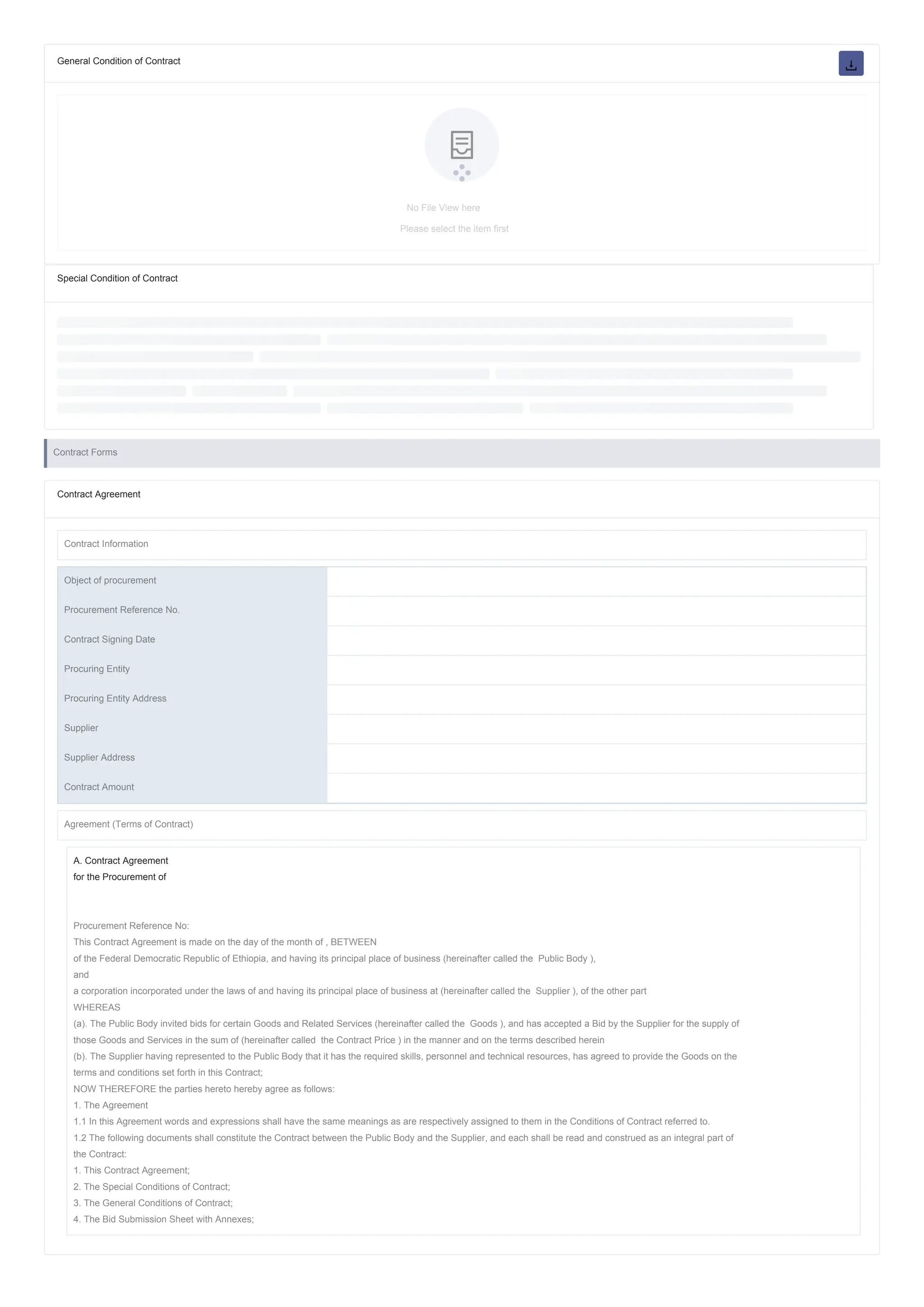 tender document preparation sample configratioon | PDF
