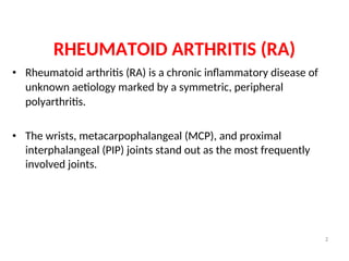 Rheumatoid arthritis .................. | DOCX | Digestive Disorders ...