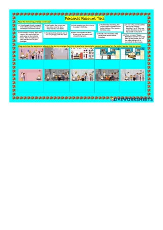 recount text exercise for English eight grader | PDF