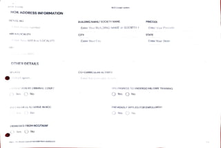 Ncc form for online enrollment of cadets | PDF