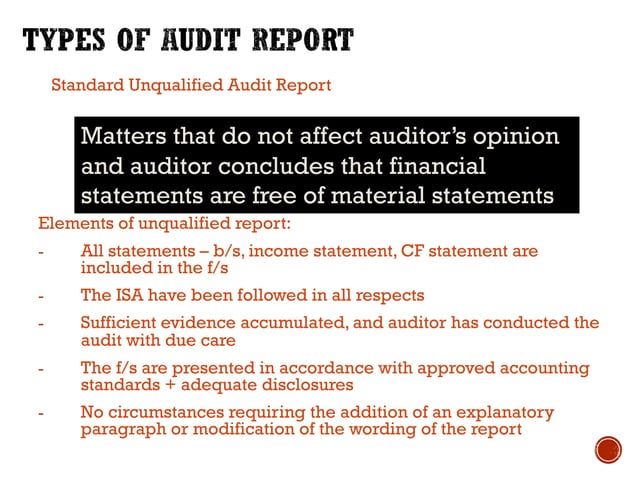 Aud589- INDEPENDENT AUDITOR REPORT ( FINAL STAGE OF AUDIT REPORT ...