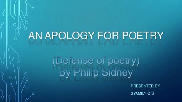 An Apology For Poetry By Philip Sydney Slide Share | PPT