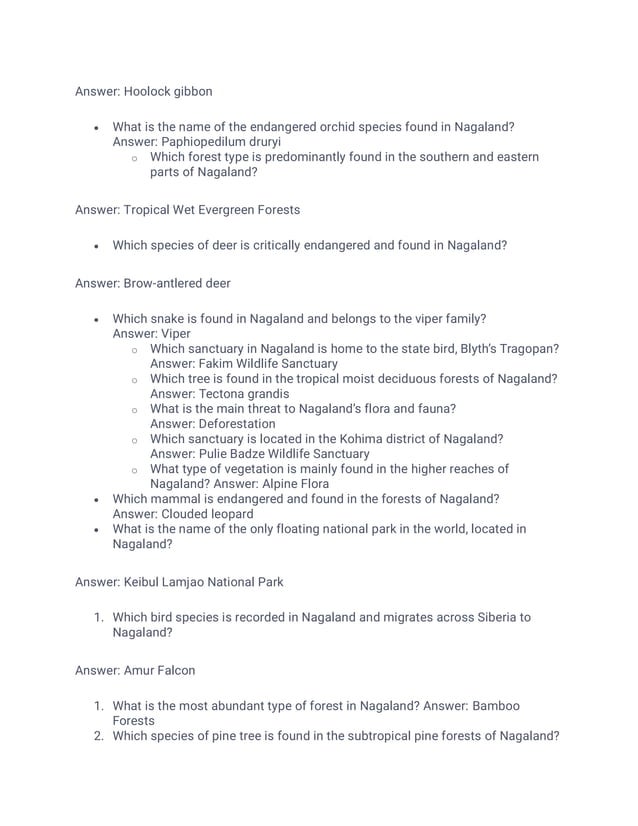Nagaland Important SSC Question Bank all topics | PDF