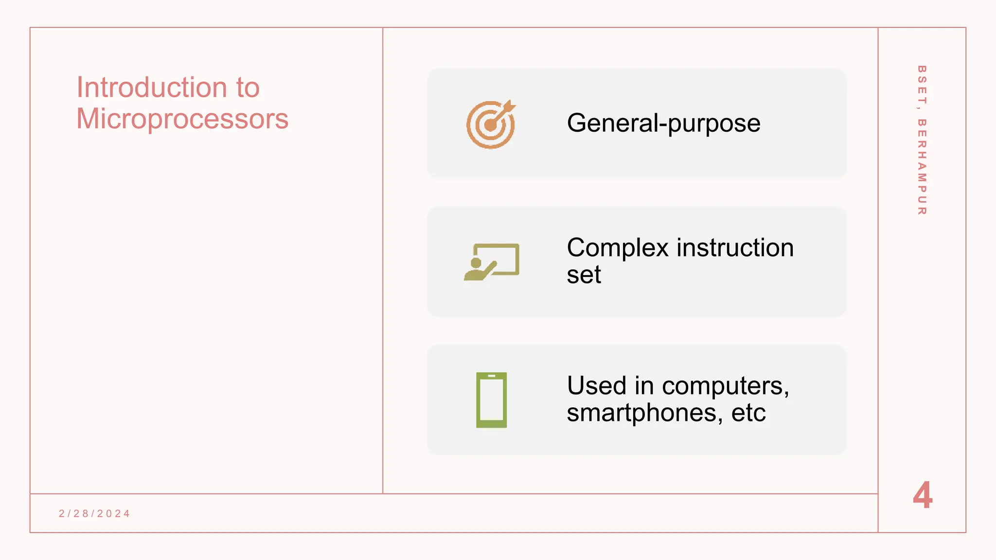 MICROPROCESSOR AND MICROCONTROLLER FOR SEMINAR POWERPOINT | PPTX
