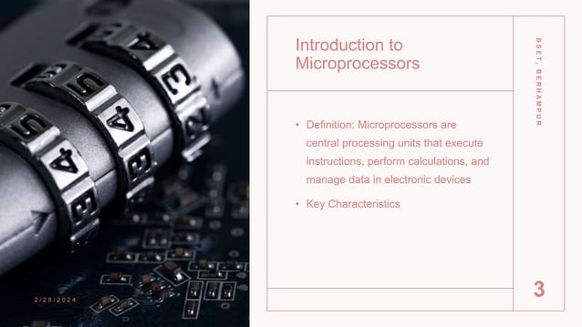 MICROPROCESSOR AND MICROCONTROLLER FOR SEMINAR POWERPOINT | PPTX