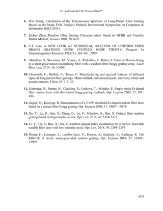 STUDY ON FIBER GRATINGS AND ITS CHARACTERIZATION | PDF