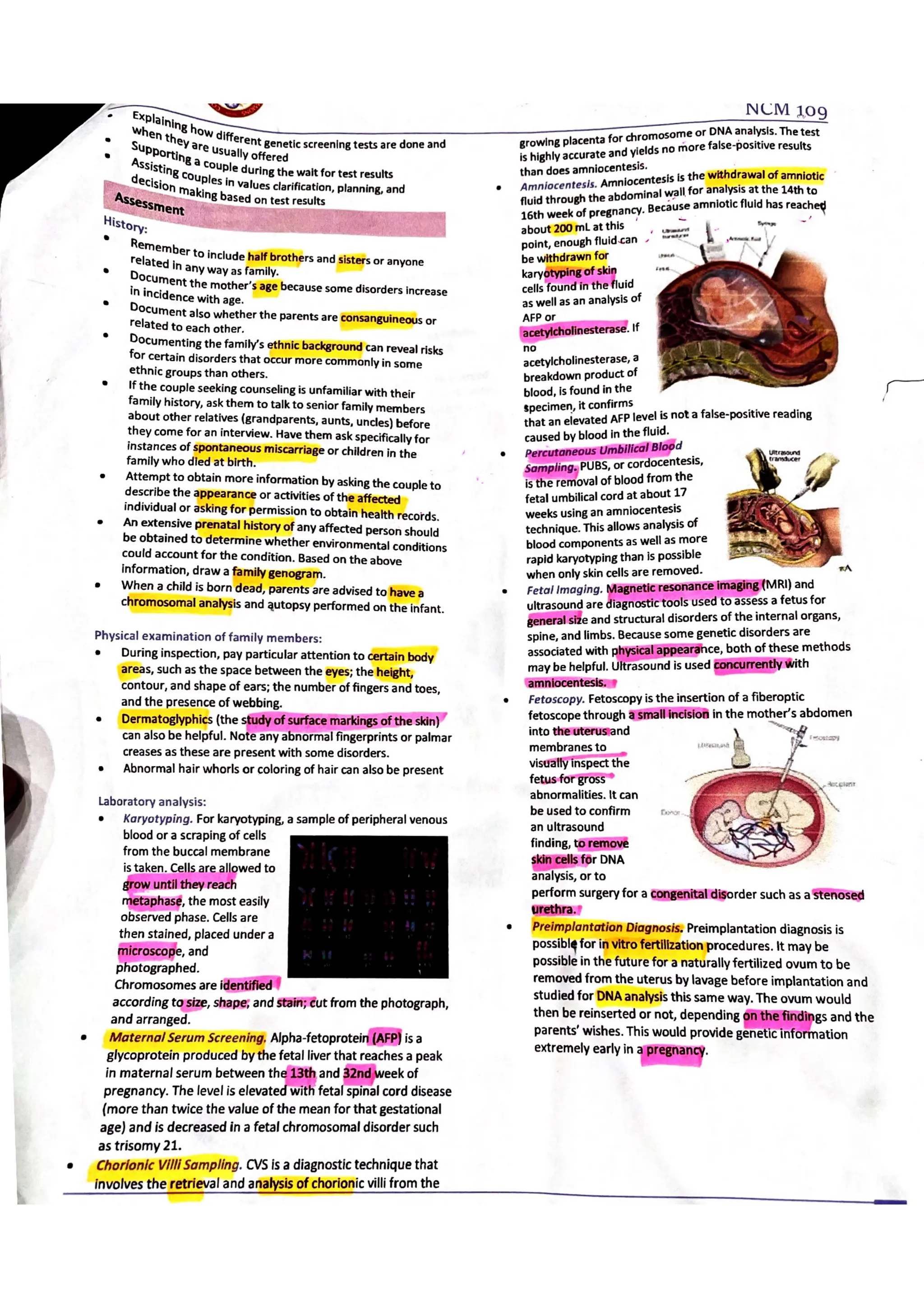 MCN 109 Maternal and Child Care Framework | PDF