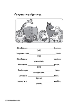 Superlatives forms practice for students | PDF