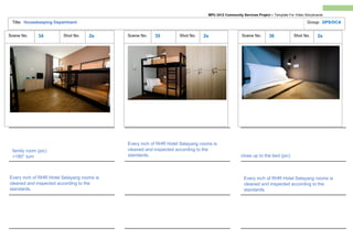 Storyboard Template: Storyline of Commercial Video | PDF
