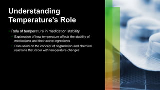Temperature on the Effectiveness of Medications | PPTX