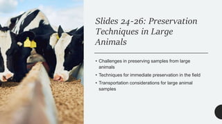 Biological sample collection and preservation | PPTX