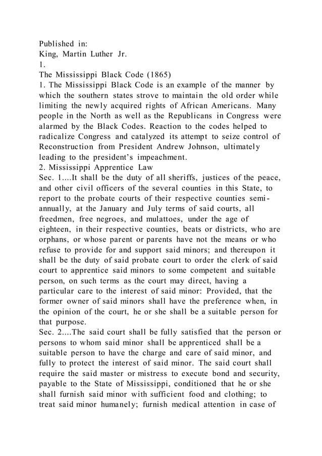 DOCUMENT 2 The Letter from Birmingham Jail is an open letter writt | PDF