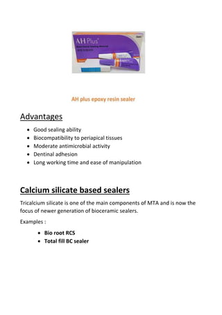 Obturating Material | DOCX