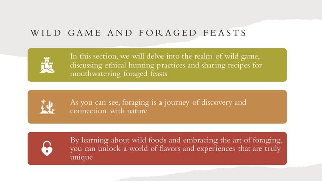 The Forager's Guide to Wild Foods | PPT