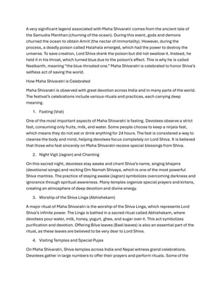 MAHA SIVARATRI DAY OF SIVAN OF MOKSHA ... | PDF