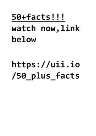 50 intresting facts | DOCX