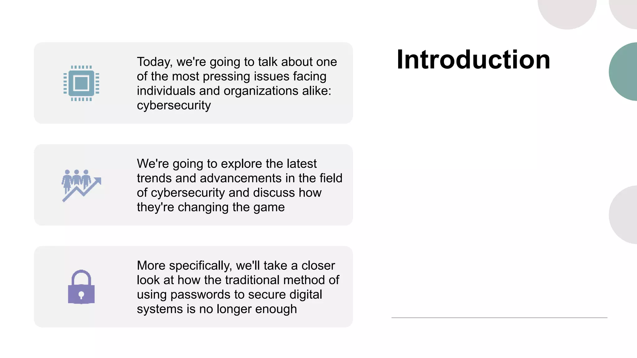 Beyond Passwords The Future Of Cybersecurity Pptx