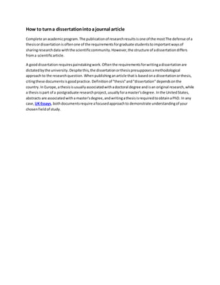 Dissertation Help in UK | DOCX