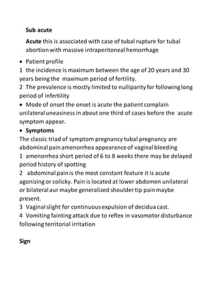 ectopic pregnancy | PDF