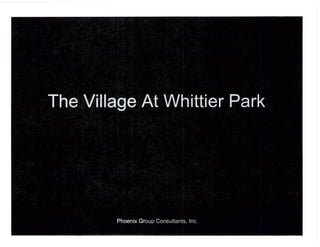 Melvin Washington Detroit - Village Walk by Phoenix Group | PDF