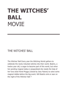 The Witches' Ball | DOCX