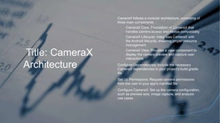 Android Camera Presentation on Benifits and disadvantages | PPTX