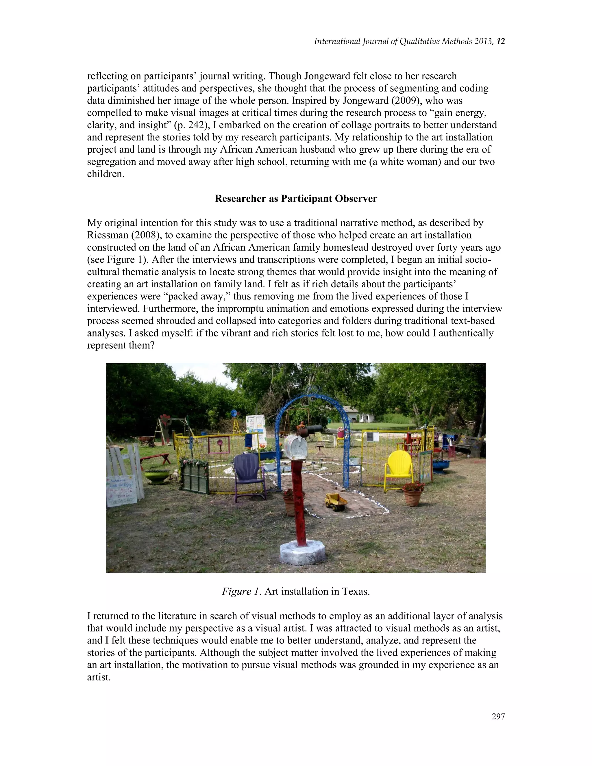 Collage Portraits as a Method of Analysis in Qualitative Research | PDF