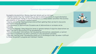 Documentation - management and leadership | PPT