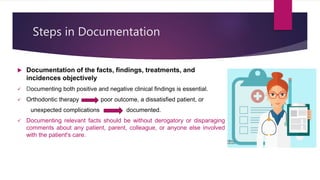 Documentaion in orthodontics and its importance | PPTX