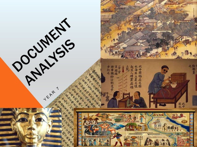 Document analysis - benefits and limitations | PPT