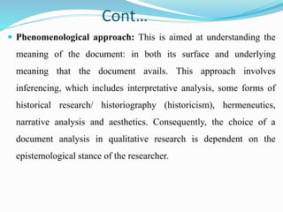 Document analysis and Interview.pptx