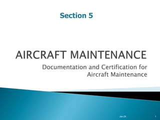Aircraft Document and Certificates | PPT