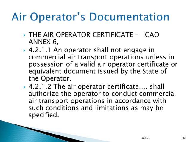 Aircraft Document and Certificates | PPT