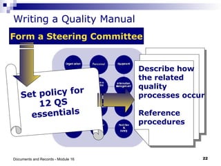 DOCUMENT AND RECORD in Quality Management System | PPT