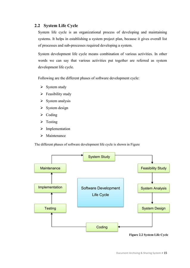 Document Archiving & Sharing System | PDF