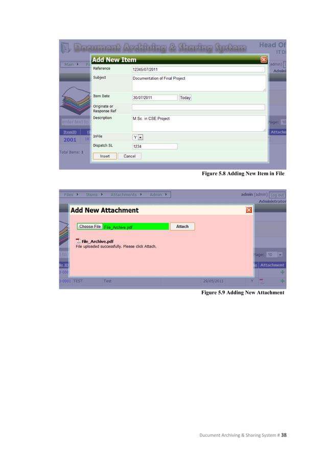 Document Archiving & Sharing System | PDF