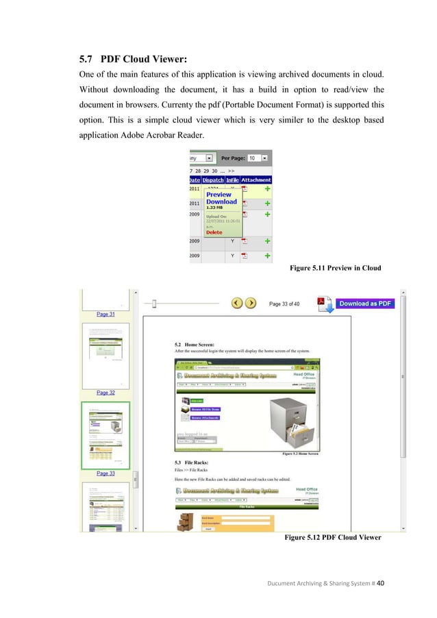 Document Archiving & Sharing System | PDF