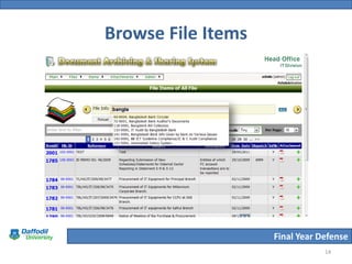 Document Archiving & Sharing System | PDF