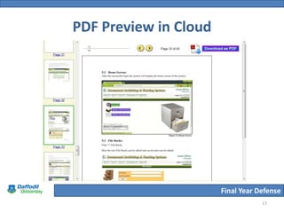 Document Archiving & Sharing System | PDF