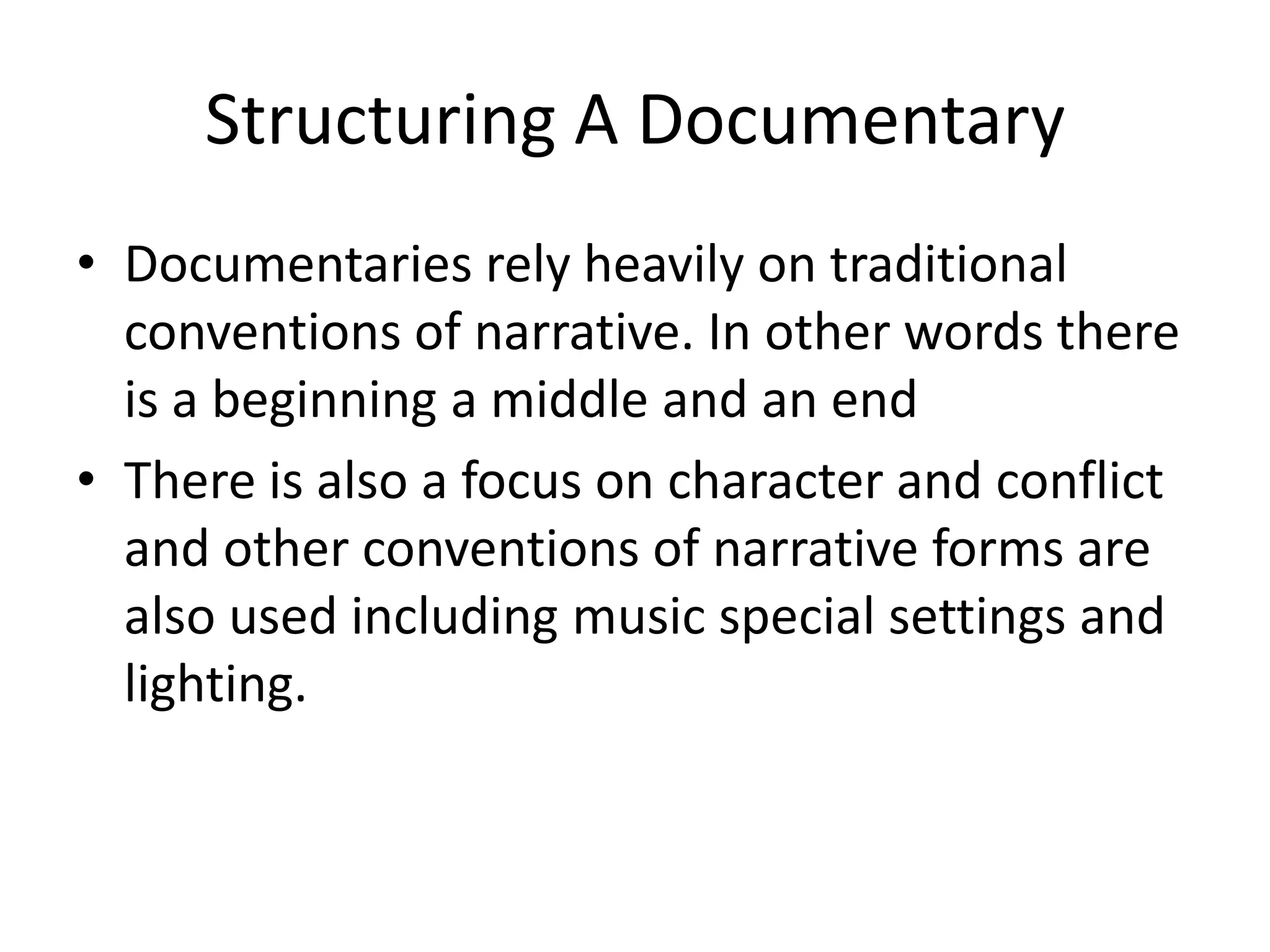 Documentaries | PPTX