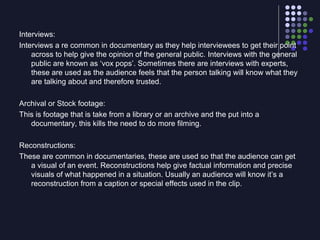 Documentaries | PPT