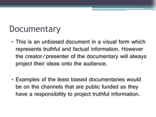Documentaries | PPT