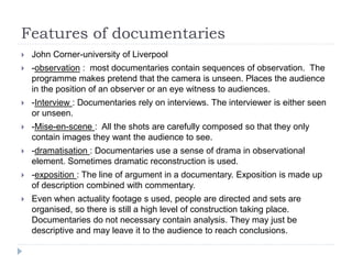 Documentaries powerpoint | PPT