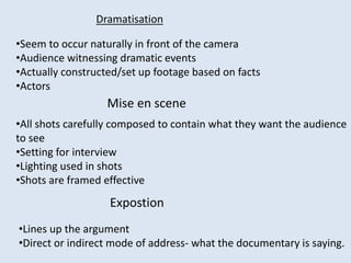 Documentaries types | PPT