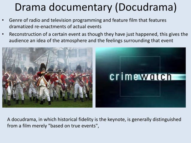 Documentaries types | PPT | Free Download
