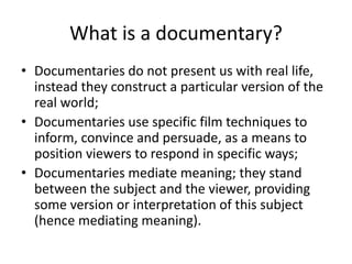 Documentary | PPTX