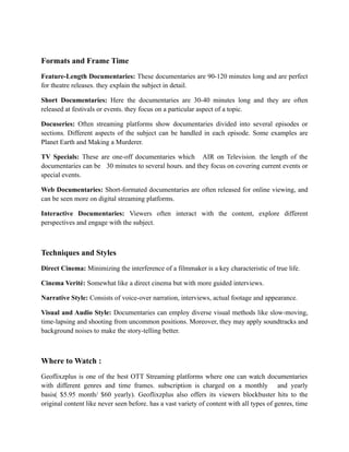 Geoflixzplus | The Ultimate Streaming Destination | PDF