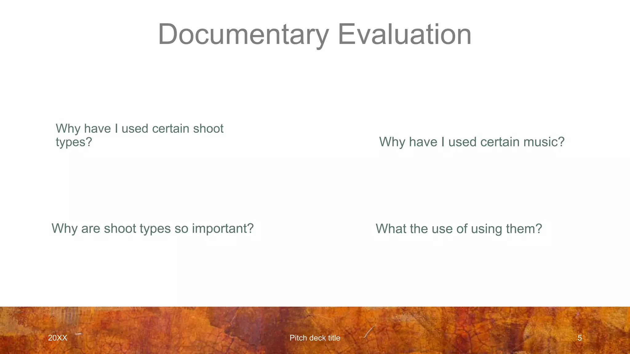 Documentary -Evaluation (1).pptx